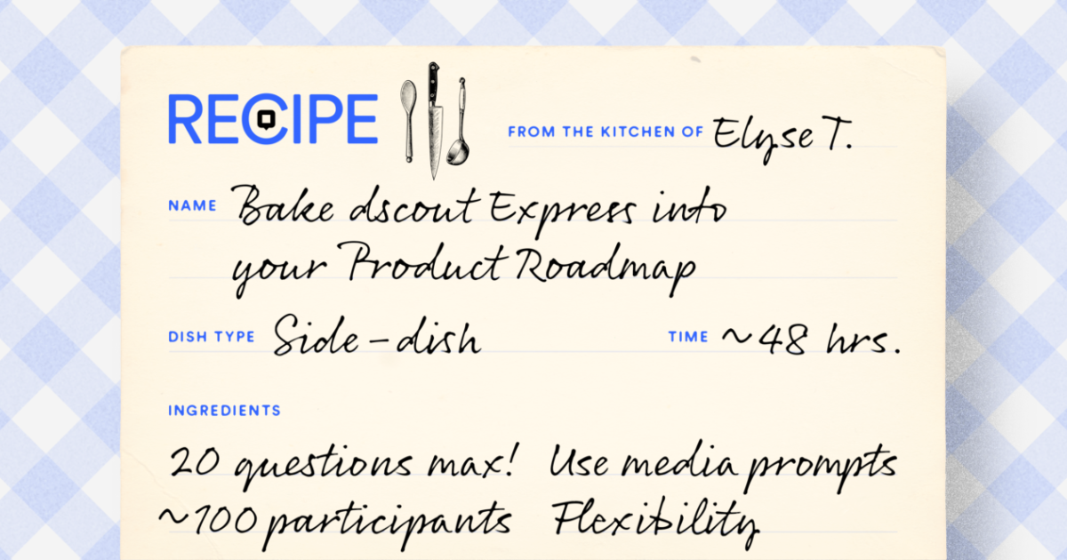 Bake Express into your Product Roadmap